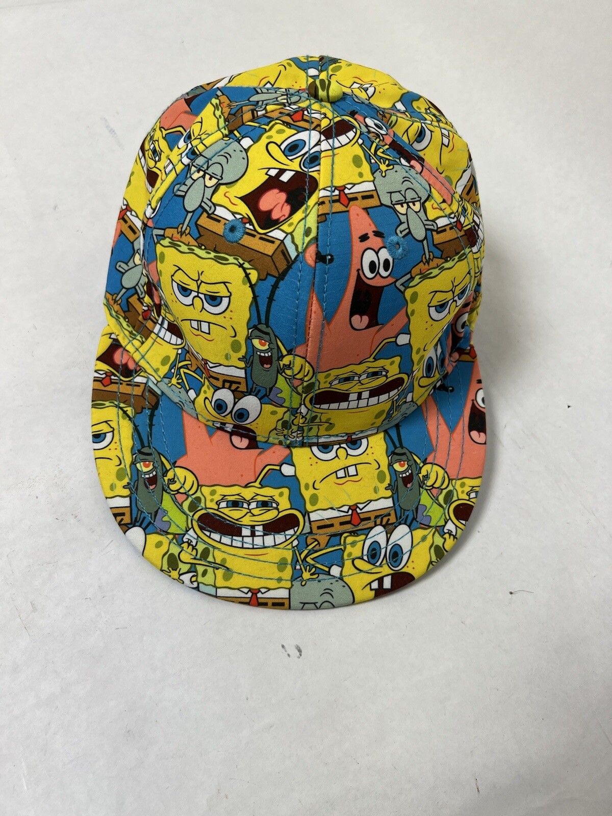 Nickelodeon SpongeBob All Over fitted hat cap 2011 V… - Gem
