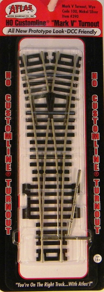 Atlas HO Scale ~ New 2025 ~ Code 100 ~ Mark V Switch ~ Wye Turnout ...