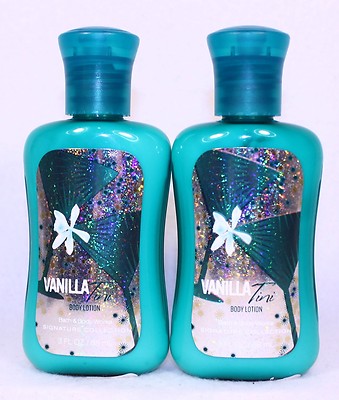 2 Bath & Body Works VANILLA TINI Travel Size Mini Hand Cream Body ...
