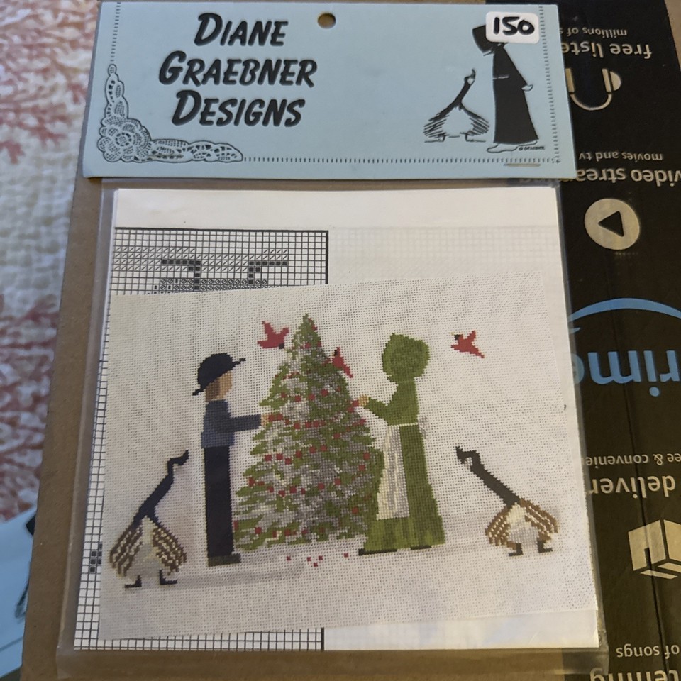 Lot of 9 Different Diane Graebner Amish Cross Stitch Patterns / Charts ...