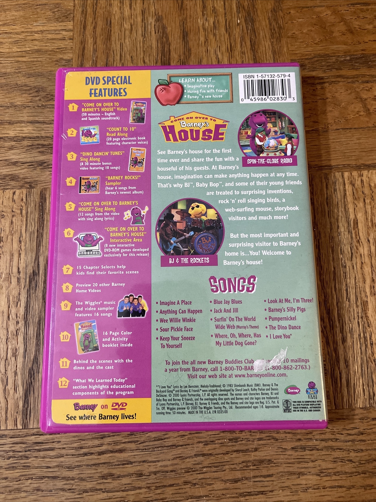 Barney Come On Over To Barney’s House DVD | eBay