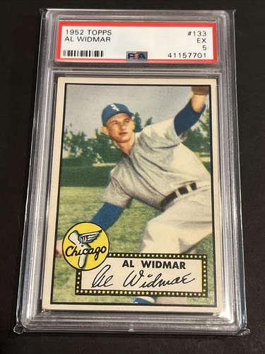 1952 Topps #133 Al Widmar PSA 5 EX | eBay