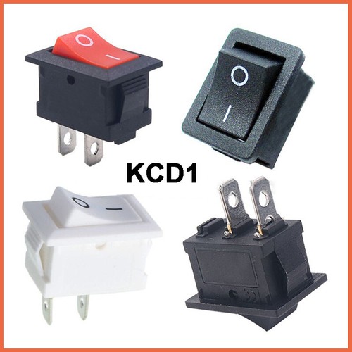 KCD1 21X15mm On/Off Rocker Switch Rectangula 2 Pin 2 Position 6A/250V ...