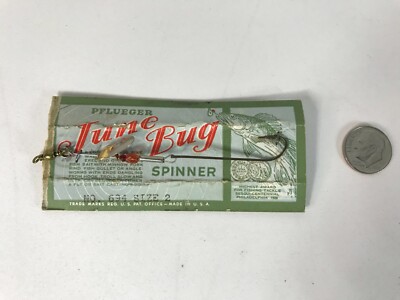 vtg Pflueger June Bug fishing lure | eBay