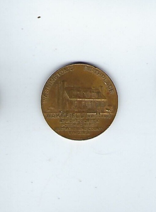 1932 George Washington Bicentennial Token Washington’s Birthplace | eBay