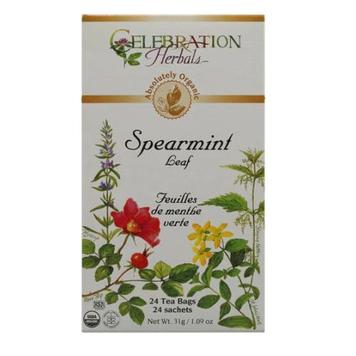Organic Spearmint Leaf Tea 24 Bags By Celebration Herbals | eBay