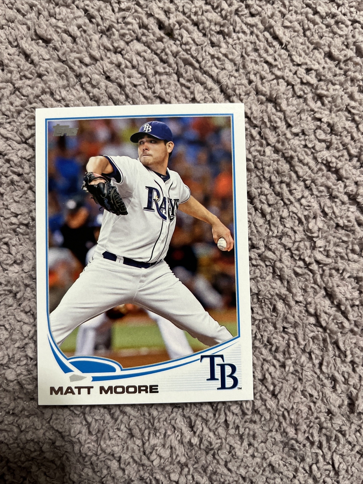 2013 Topps Series 2 Tampa Bay Rays Baseball Card #419 Matt Moore | eBay