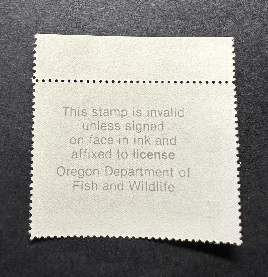 WTDstamps - 1984 OREGON - LotP - State Duck Stamp - Mint OG NH | eBay