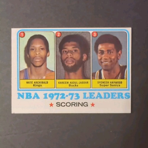 1973-74 Topps Basketball NBA Scoring Leaders #153 NM | eBay