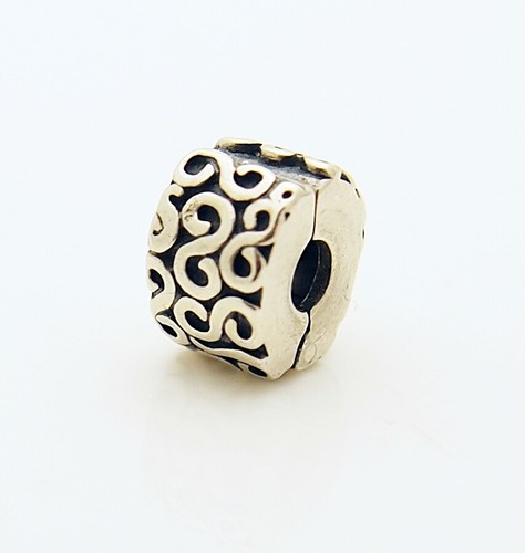 Pandora Swirl Clip Sterling Silver Charm 790338 | eBay