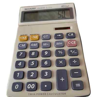 Sharp Elsi Mate El-335A 10 digit calculator | eBay