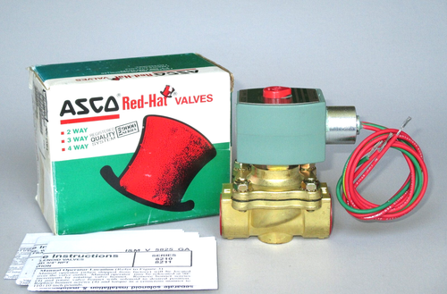 ASCO Solenoid Valve 8210G95 8210G095, 3/4" NPT, 120V Watertight Coil ...
