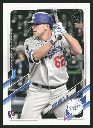 2021 Topps Update #US7 Luke Raley RC | eBay