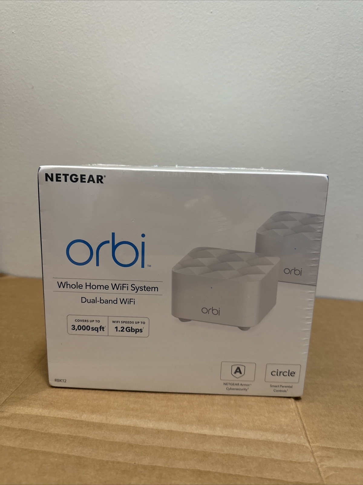 NETGEAR Orbi Dual Band Whole Home 3000 sq ft.WiFi System RBK12-100NAS ...