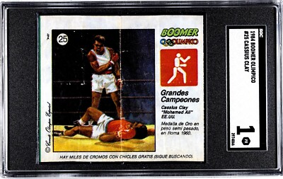 1 of 1 1984 Muhammad Ali Phantom Punch Card #25 SGC BOOMER Boxing READ ...