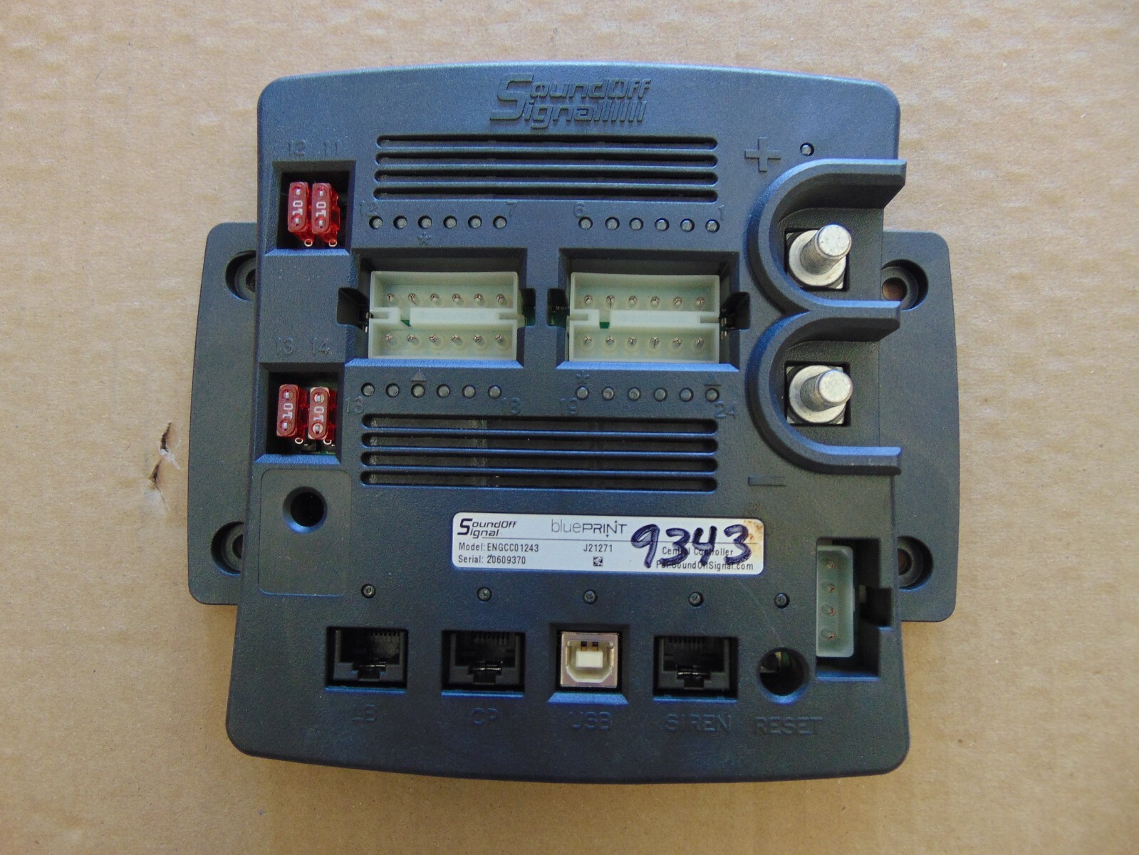 SOUNDOFF SIGNAL BLUEPRINT MODEL ENGC01243 CENTRAL CONTROLLER #9343 | eBay
