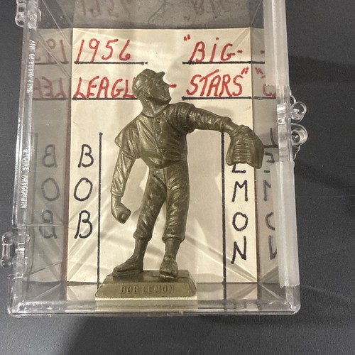 Big League All Stars Gold Plastic Baseball Figure Bob Lemon Tastee ...