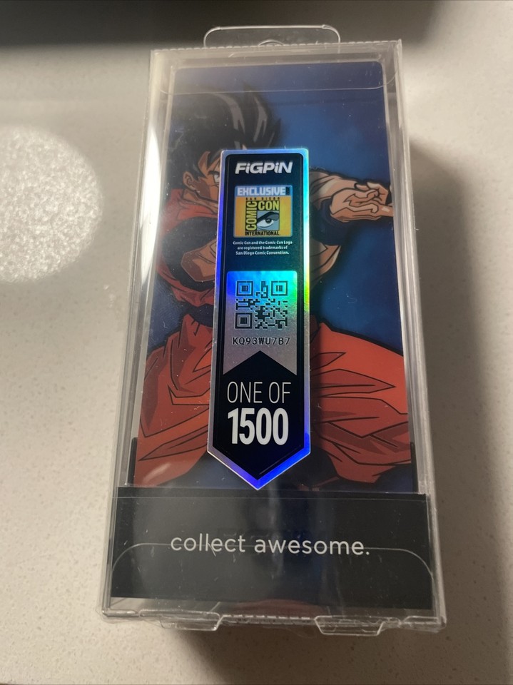 SDCC 2022 FiGPiN EXCLUSIVE GLITTER GOKU #883 LE 1500 PIN - IN HAND | eBay