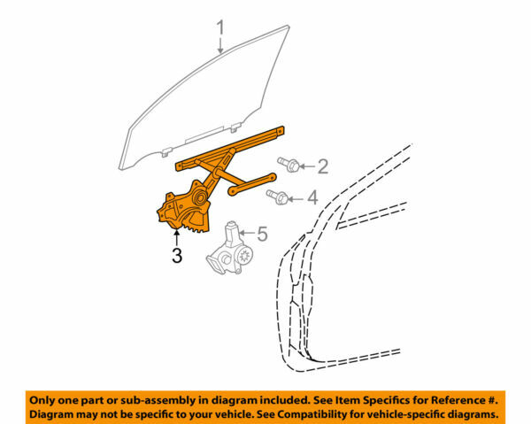 69801-52080 Toyota Regulator sub-assy, front door window, rh 6980152080 ...