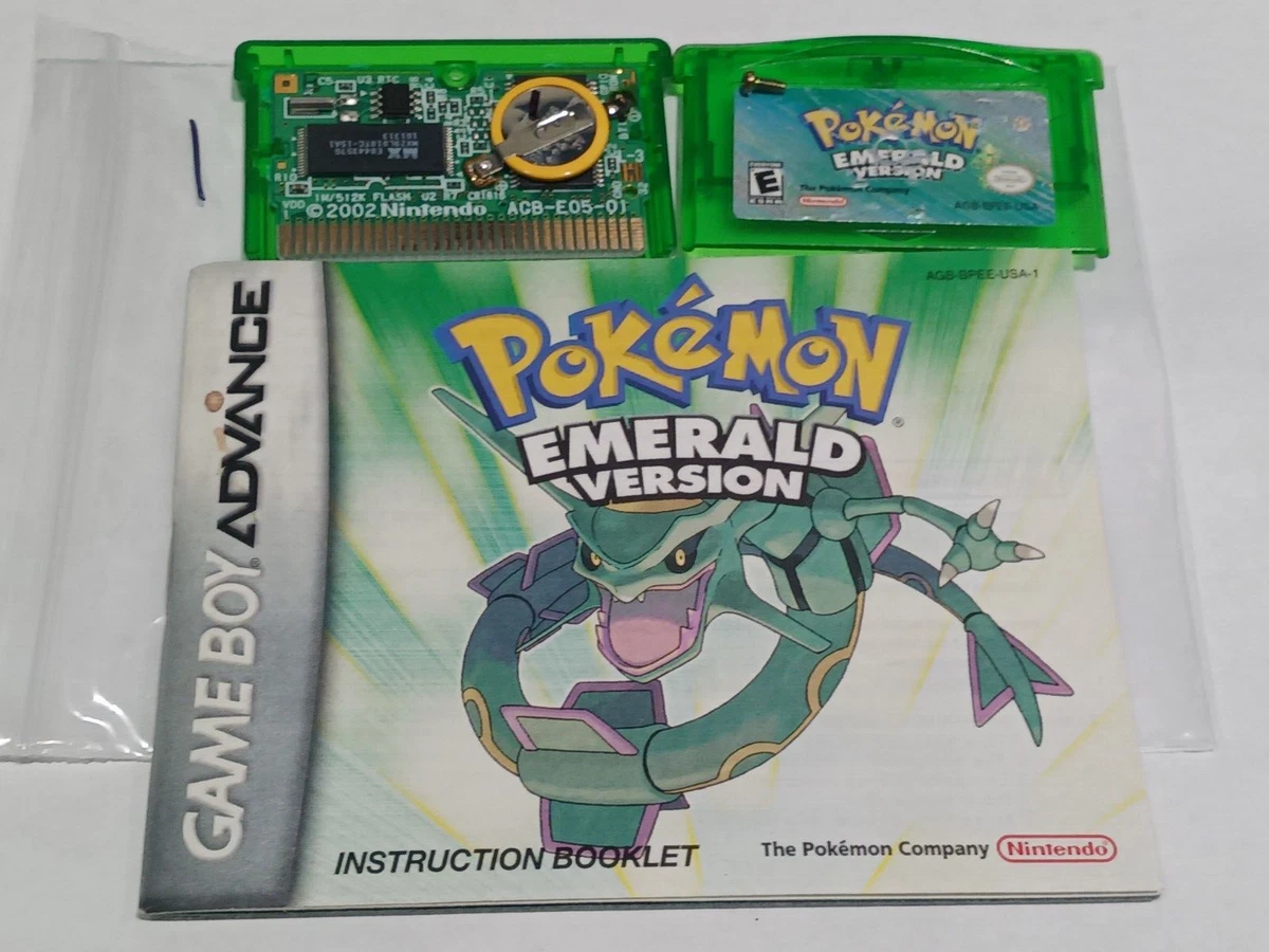 Pokemon Emerald Version GameBoy Advance Game