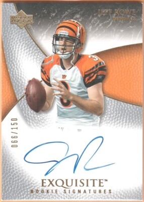 2007 EXQUISITE COLLECTION JEFF ROWE RC AUTO RARE /150 | eBay