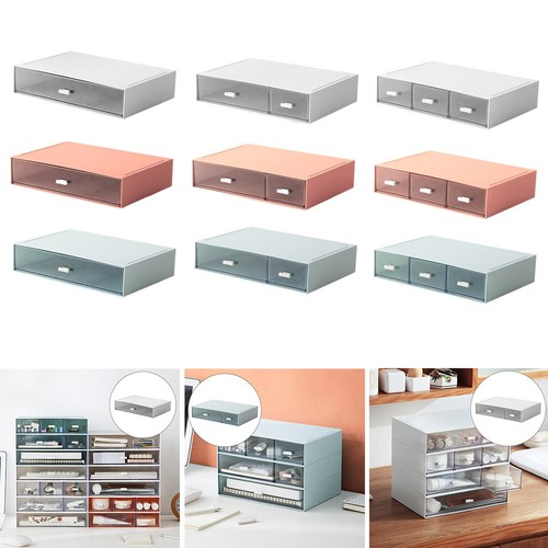 Desktop Drawer Organizer Table Storage Box Office Home Bathroom ...