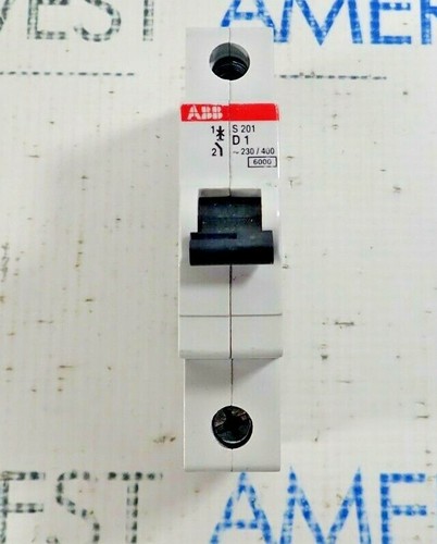 ABB S201-D1 CIRCUIT BREAKER 1 POLE 1 AMP 277/480VAC | eBay