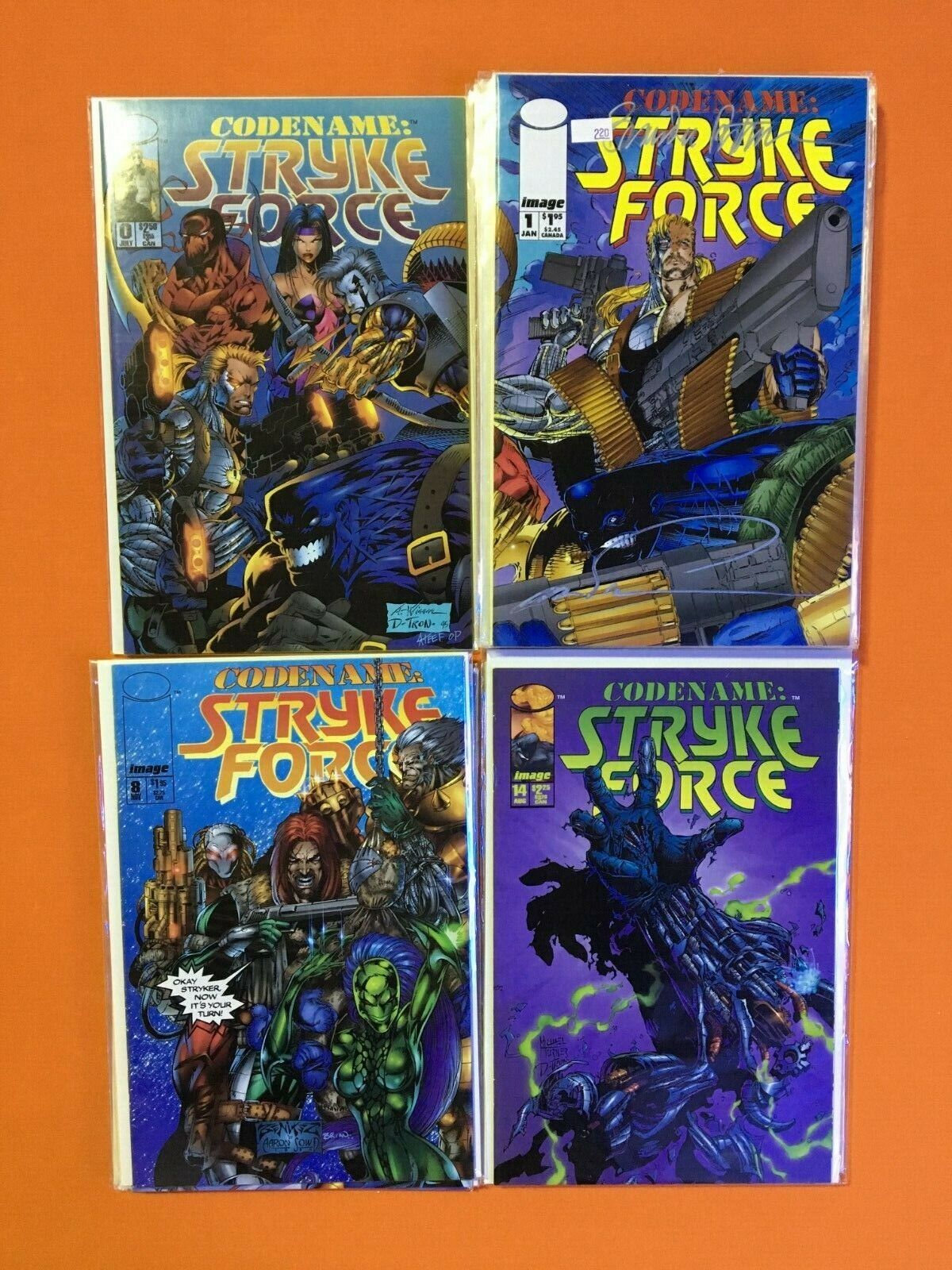 CODENAME STRYKE FORCE #0 + 1-14 NM - #1 SILVESTRI & PETERSON SIGNED ...
