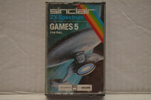 RARE Vintage Sinclair ZX Spectrum Game 5 Star Trail Cassette Tape Game ...