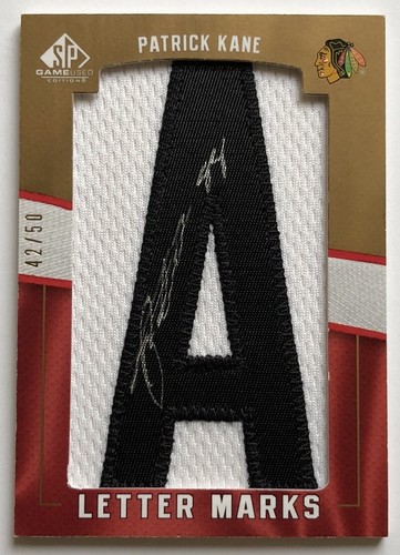 2007-08 SP Game Used Edition - Letter Marks #LM-PK Patrick Kane /50 (AU ...