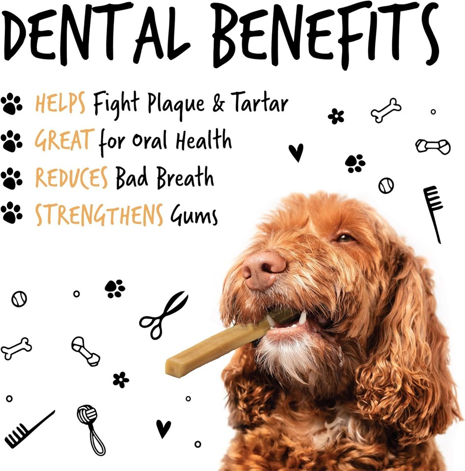Bugalugs Himalayan Yak Chews for dogs 100% natural Calcium dog treats 5 ...