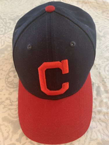 Cleveland Indians Hat Cap Block C Logo New Era Sports Adjust MLB ...
