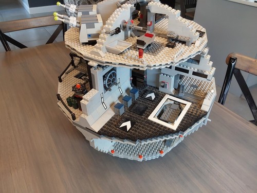 LEGO Star Wars 10188 Death Star Incomplete (90%) W/ Manual - NO Figures ...