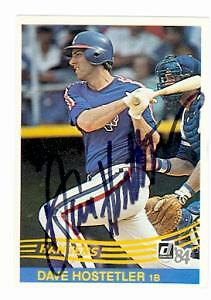 Dave Hostetler autographed Baseball Card (Texas Rangers) 1984 Donruss ...
