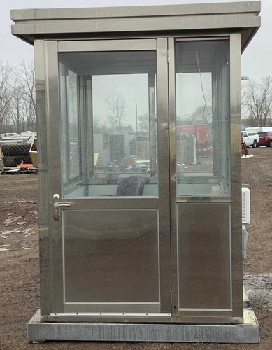 Stainless Steel Guard Shack /Ticket Booth parking lot Portable Office ...