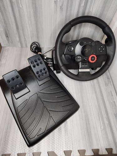 Logitech Driving Force GT Racing Wheel With Foot Pedals PC PS2 PS3 E ...