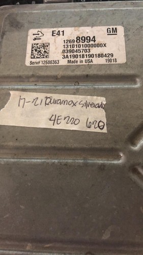 12698994 Chevy Silverado 2017-2021 Engine control module | eBay Australia