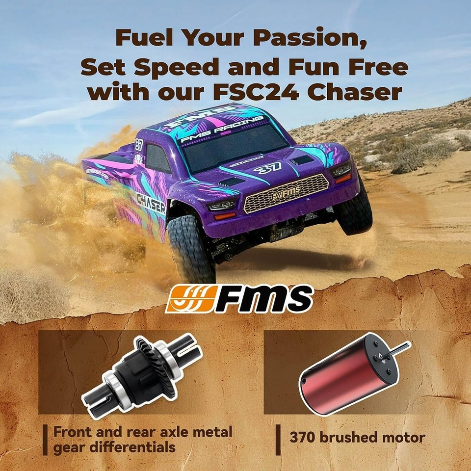 FMS Masters RC 1:24 FSC24 Chaser Short Course Truck RTR | eBay