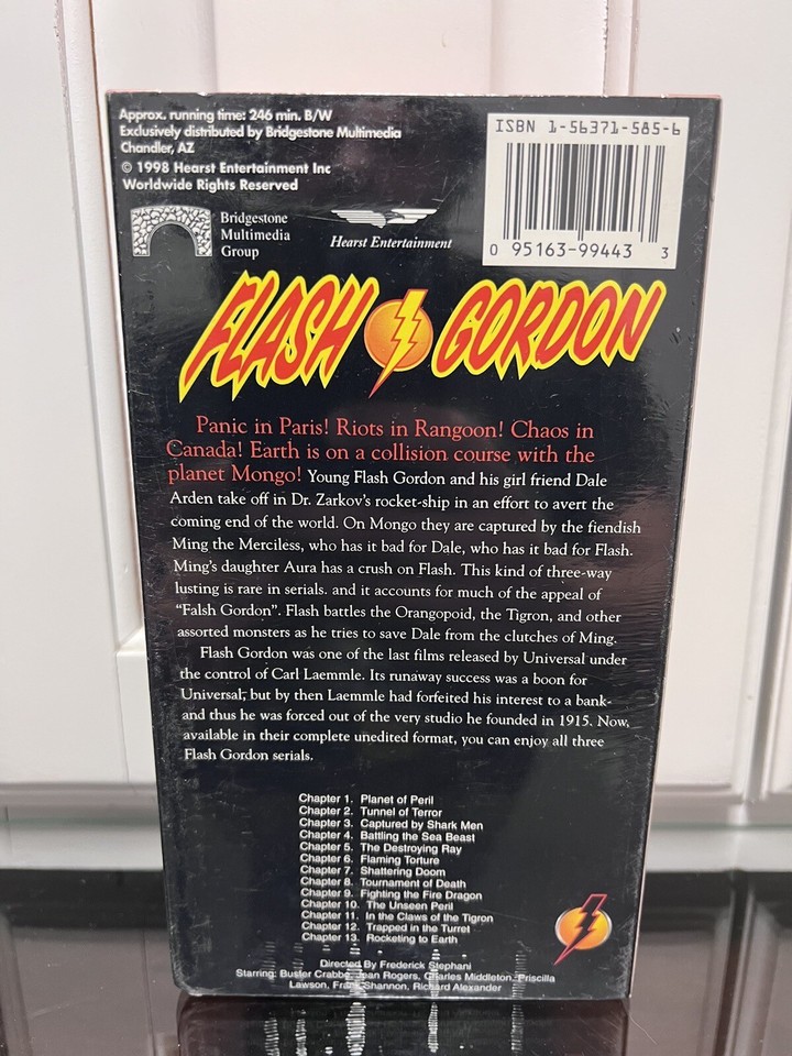 CliffHanger Classic Flash Gordon VHS / 2 Tapes Factory Sealed | eBay
