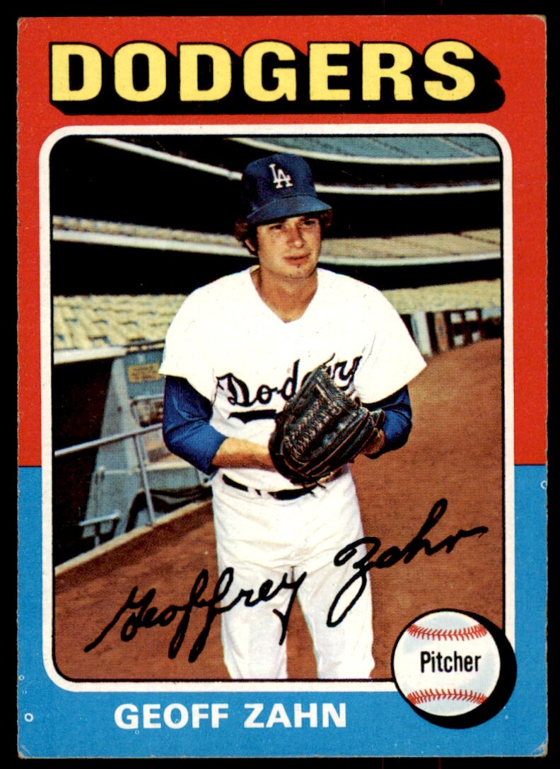 1975 Topps #294 Geoff Zahn RC VG (crease) Los Angeles Dodgers | eBay