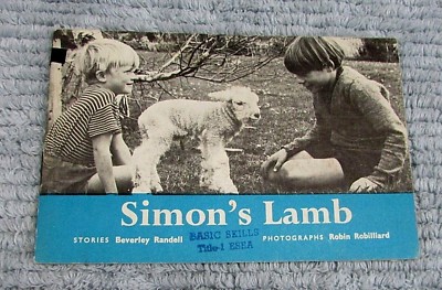 1969 Simon's Lamb Randell Robilliard Bowmar Primary Reader Kea Press bk ...