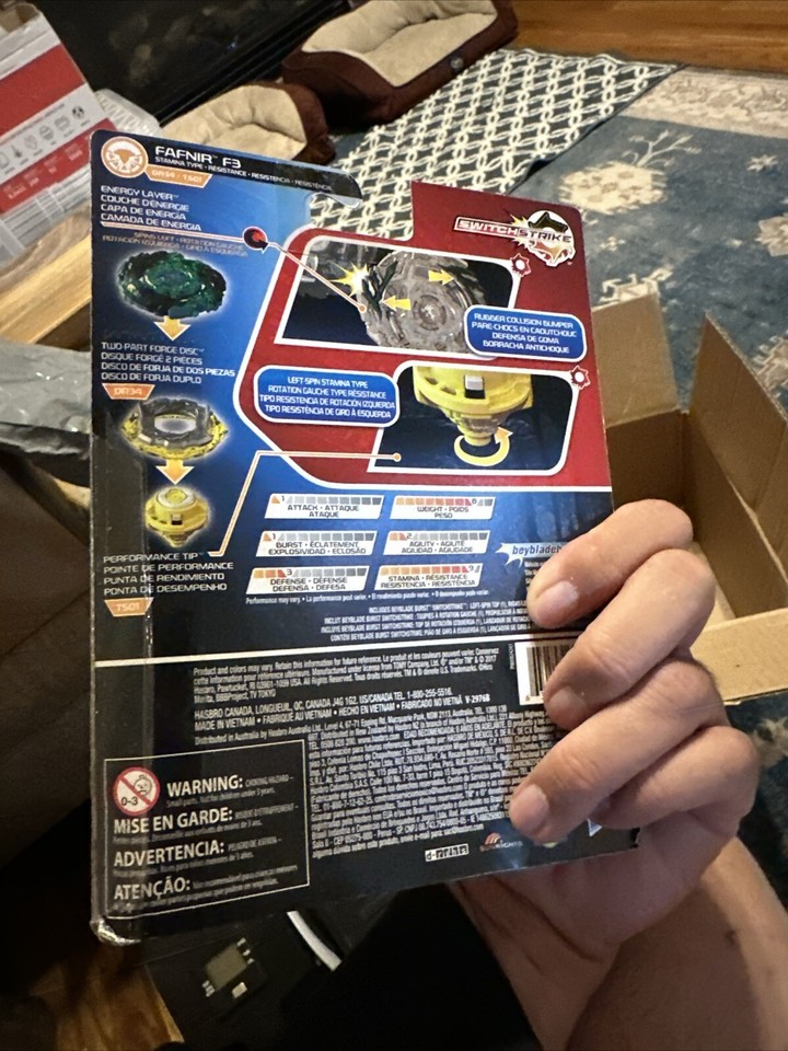 Beyblade Burst Evolution SwitchStrike Starter Pack Fafnir F3 E1038 | eBay