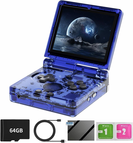 RG35XXSP Handheld Clamshell Games Consoles Built-In 64G TF Card 5000 ...