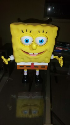 Spongebuddy Squarepants 10" Rubber Spongebob Talking Figure | eBay