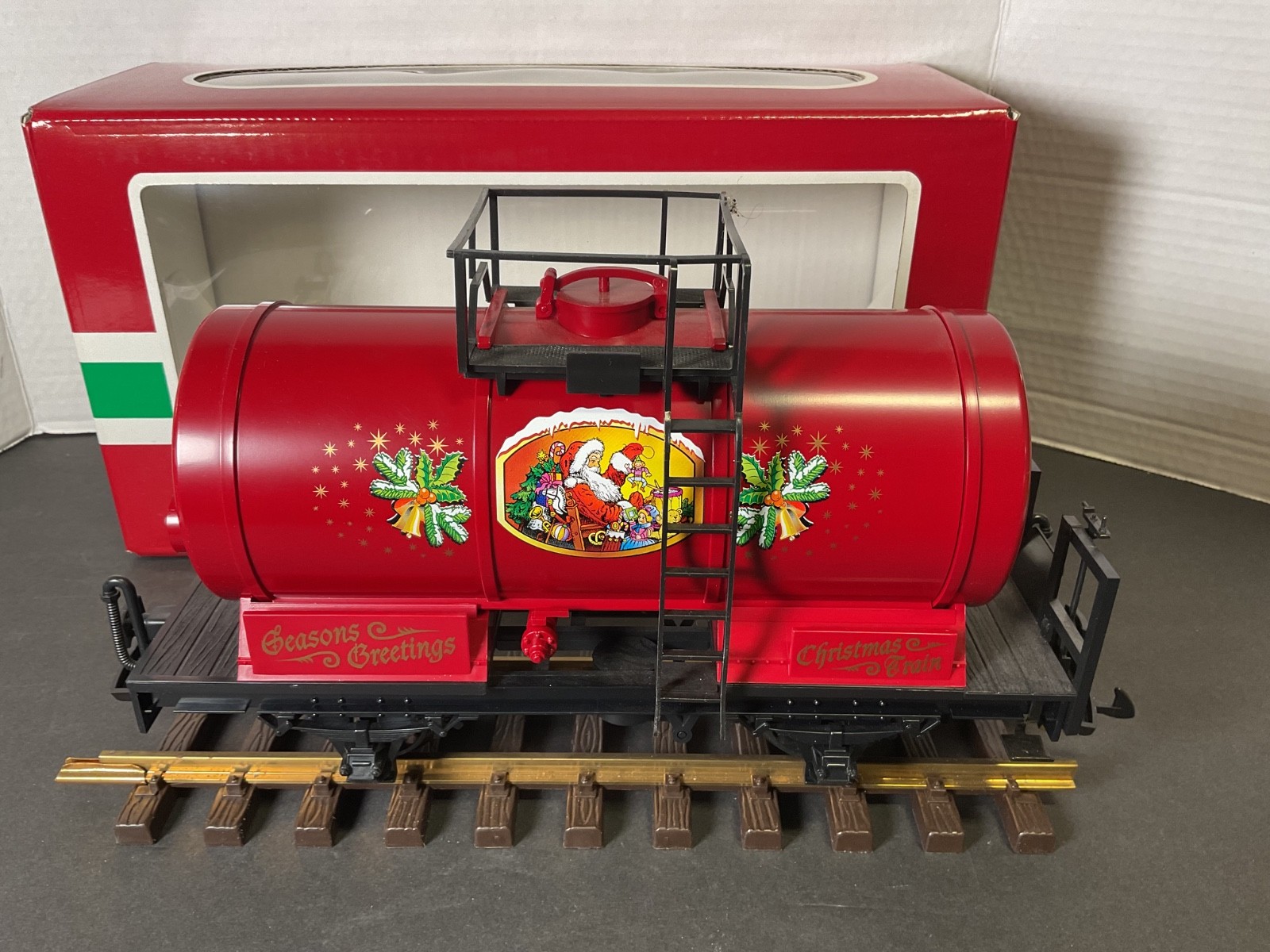 LGB G Scale Christmas Holiday Tanker 47400 Train Tank Car 🚂 | eBay