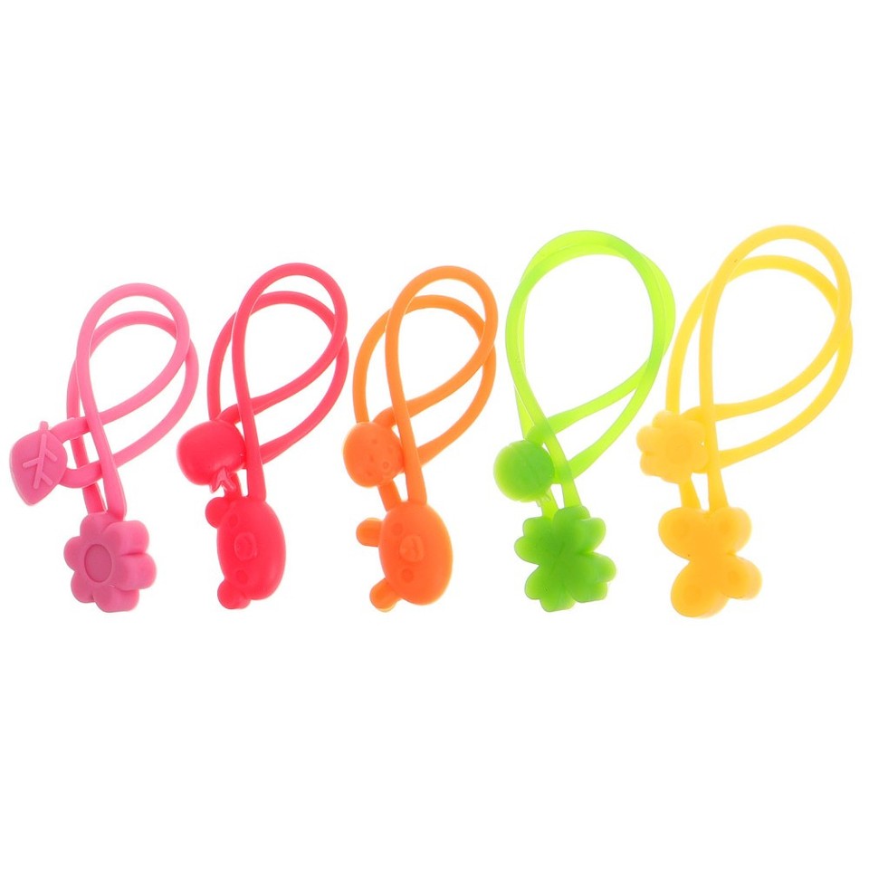 5 Pcs Suitcase Identifier Straps Journal Elastic Bands Bento Storage ...