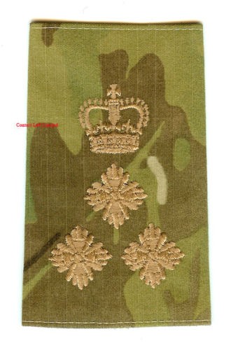 Pair of Official Multicam MTP Brigadier RANK SLIDES | eBay