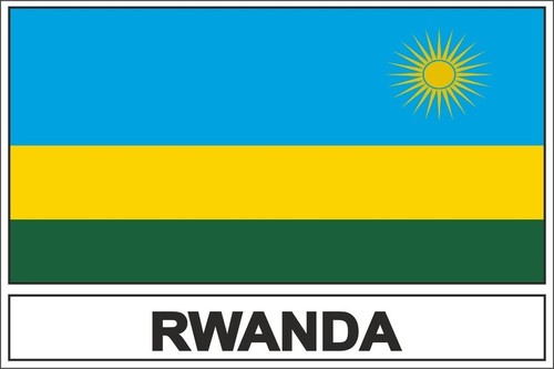 Sticker flag vinyl country RWA rwanda | eBay