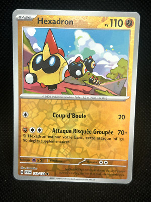 Carte Pokemon HEXADRON Français REVERSE - EV2 PAL FR - 119/193 - Neuf ...