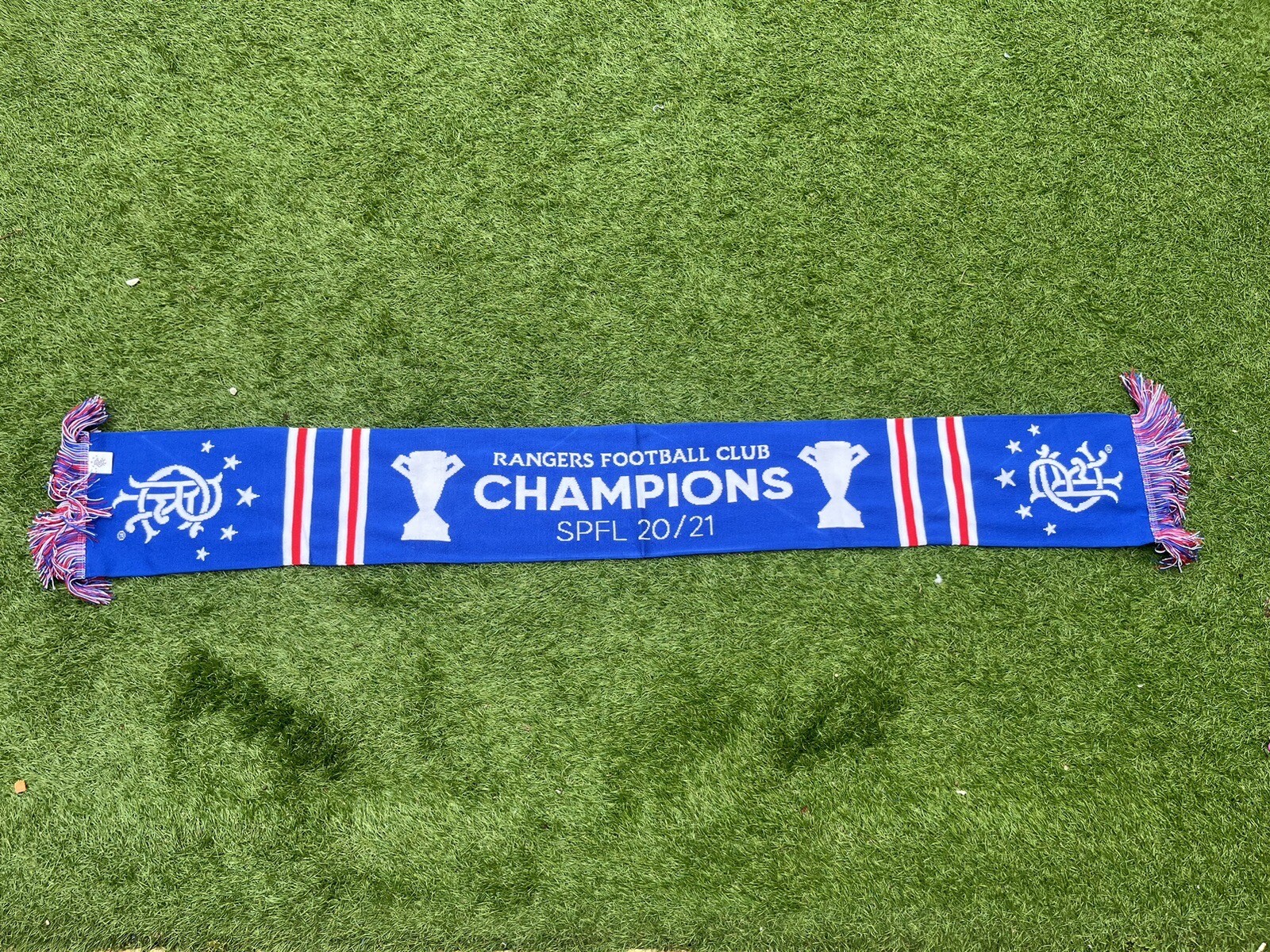 Official Glasgow Rangers FC 2020/21 Champions Scarf BNWT RRP £14 | eBay